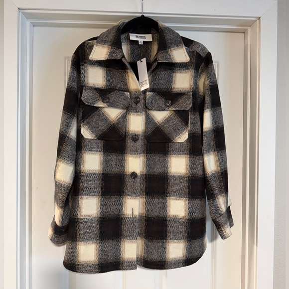 BB Dakota by Steve Madden | Jackets & Coats | Bb Dakota Checkered ...